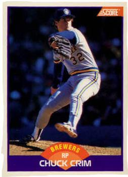 Chuck Crim 1989 Score #272 Base Price Guide - Sports Card Investor