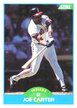 Joe Carter 1989 Score #213 Base Price Guide - Sports Card Investor