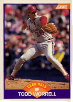 Todd Worrell 1989 Score #265 Base Price Guide - Sports Card Investor