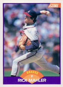 Rick Mahler 1989 Score #229 Base Price Guide - Sports Card Investor