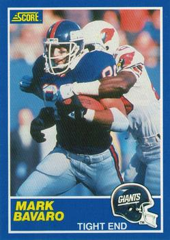 Mark Bavaro 1989 Score #52 Base Price Guide - Sports Card Investor