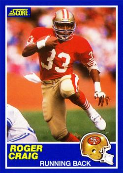 Roger Craig 1989 Score #4 Base Price Guide - Sports Card Investor