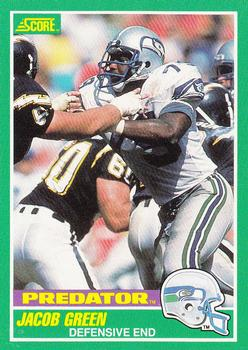Jacob Green 1989 Score #318 Base Price Guide - Sports Card Investor