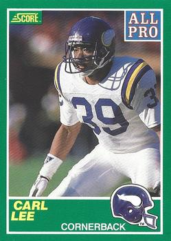 Carl Lee 1989 Score #289 Base Price Guide - Sports Card Investor