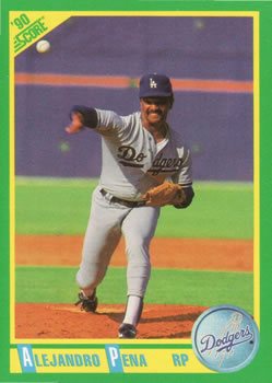 Alejandro Pena 1990 Score #39 Base Price Guide - Sports Card Investor