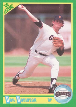 Don Robinson 1990 Score #112 Base Price Guide - Sports Card Investor