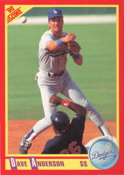 Dave Anderson 1990 Score #238 Base Price Guide - Sports Card Investor