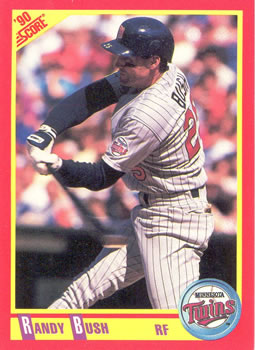 Randy Bush 1990 Score #278 Base Price Guide - Sports Card Investor