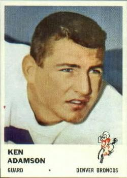 Ken Adamson 1961 Fleer #151 Base Price Guide - Sports Card Investor