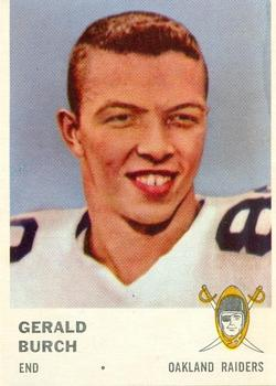 Gerald Burch Football Cards Price Guide - Sports Card Investor