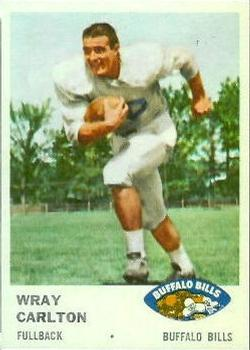 Wray Carlton Football Cards Price Guide - Sports Card Investor