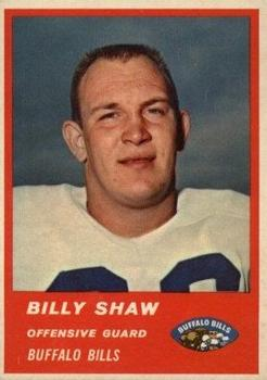 Billy Shaw 1963 Fleer #28a Base Price Guide - Sports Card Investor