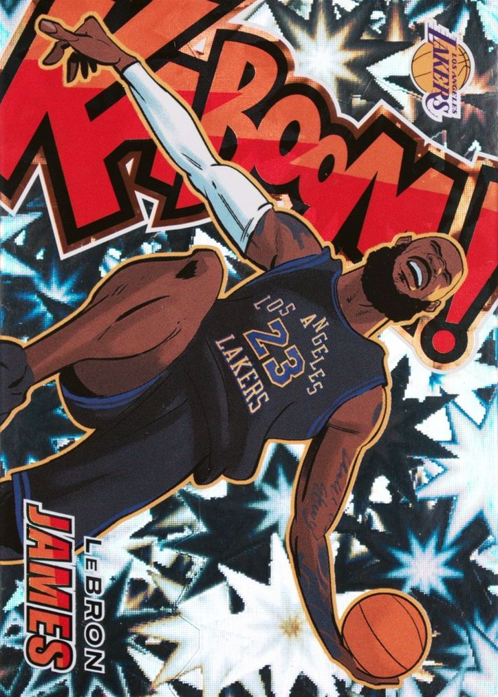 LeBron James 2024 Revolution #14 Kaboom! (Horizontal) Price Guide ...