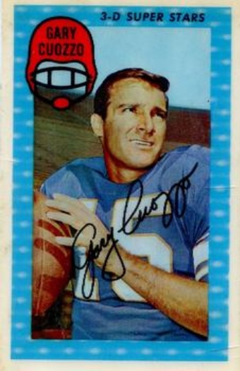 Gary Cuozzo 1971 Kellogg's #25 Base Price Guide - Sports Card Investor
