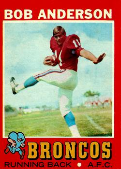 Bob Anderson Football Cards Price Guide - Sports Card Investor