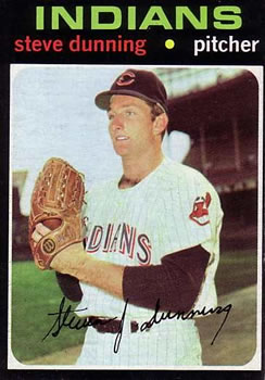 Steve Dunning Baseball Cards Price Guide - Sports Card Investor