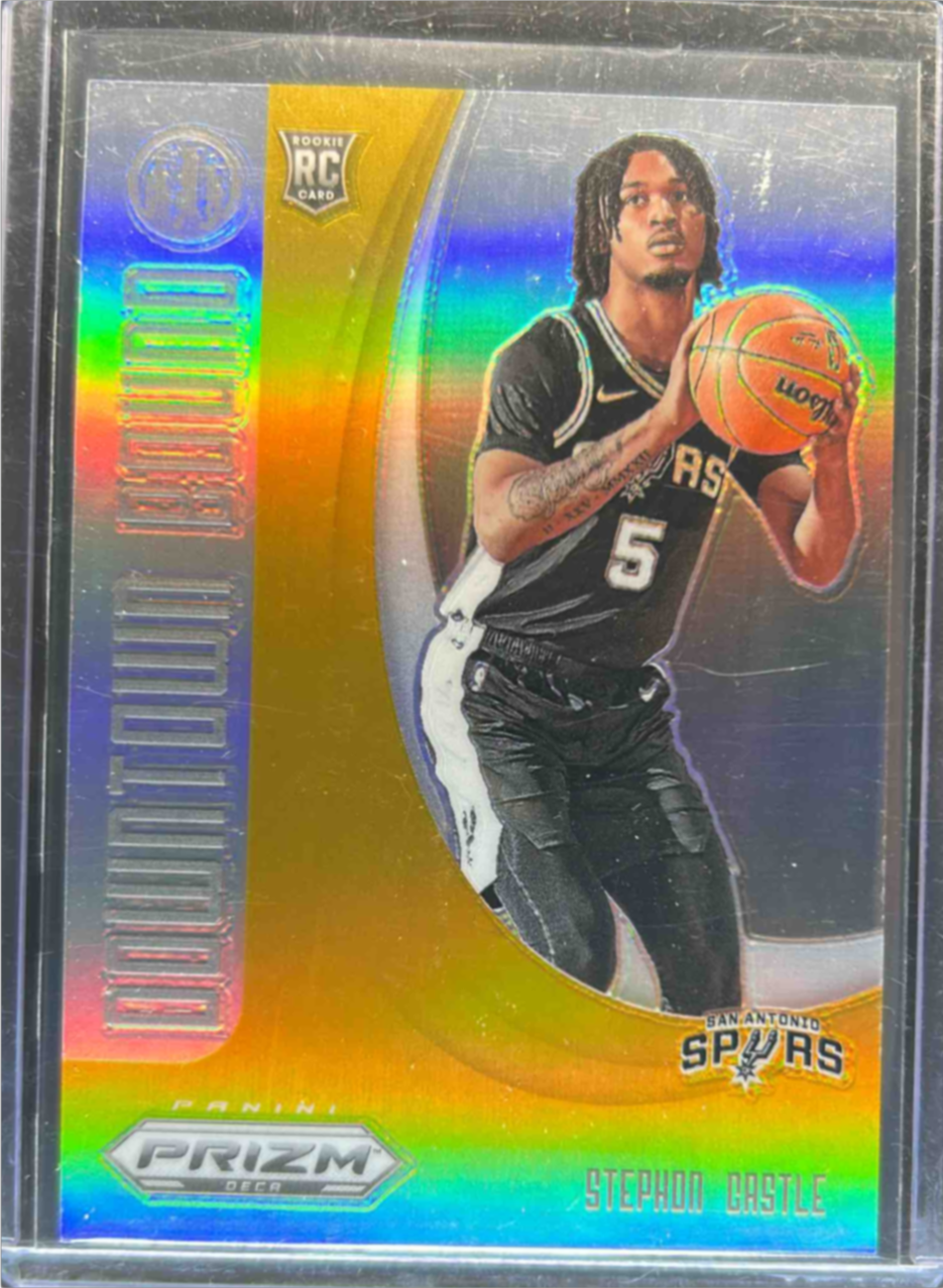 Stephon Castle 2024 Prizm Deca #16 Downtown Bound - Gold /10 Price Guide - Sports Card Investor