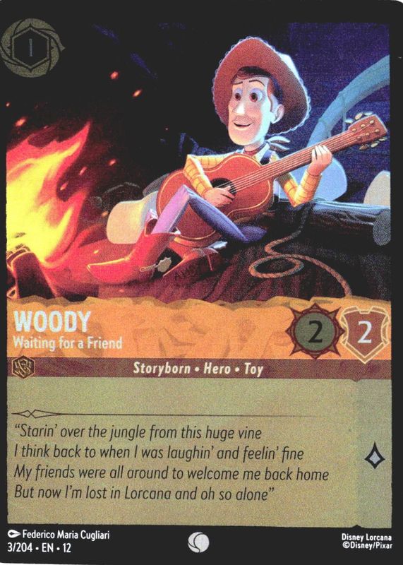 Woody - Waiting for a Friend Disney Lorcana Cards Price Guide - Sports ...