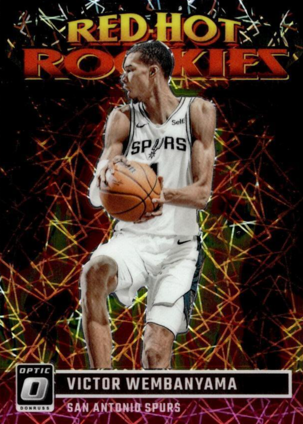 Victor Wembanyama 2023 Optic #2 Red Hot Rookies - Pink Velocity /79 Price Guide - Sports Card ...