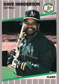 Dave Henderson 1989 Fleer #10 Base Price Guide - Sports Card Investor