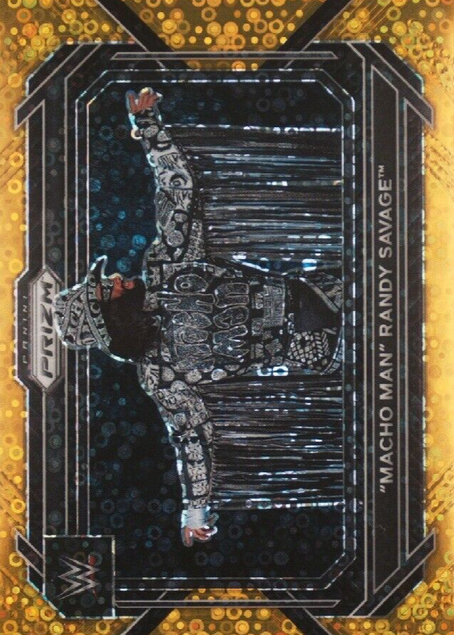 "Macho Man" Randy Savage 2023 Prizm WWE #35 Under Card Gold /10 Price ...