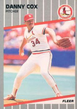 Danny Cox 1989 Fleer #447 Base Price Guide - Sports Card Investor