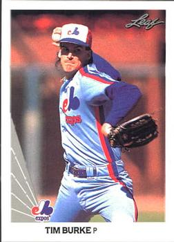 Tim Burke 1990 Leaf #28 Base Price Guide - Sports Card Investor