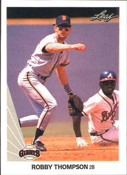 Robby Thompson 1990 Leaf #199 Base Price Guide - Sports Card Investor