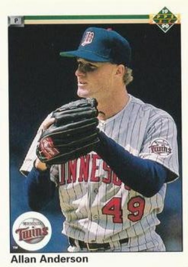 Allan Anderson 1990 Upper Deck #219 Base Price Guide - Sports Card Investor