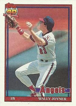 Wally Joyner 1991 Topps #195 Base Price Guide - Sports Card Investor