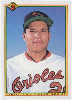 David Segui 1990 Bowman #251b Base Price Guide - Sports Card Investor