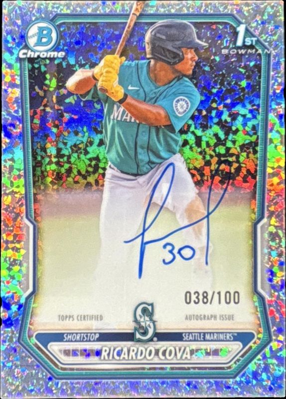 Ricardo Cova 2026 Bowman #CPA-RC Chrome Prospect Autographs - Mini ...