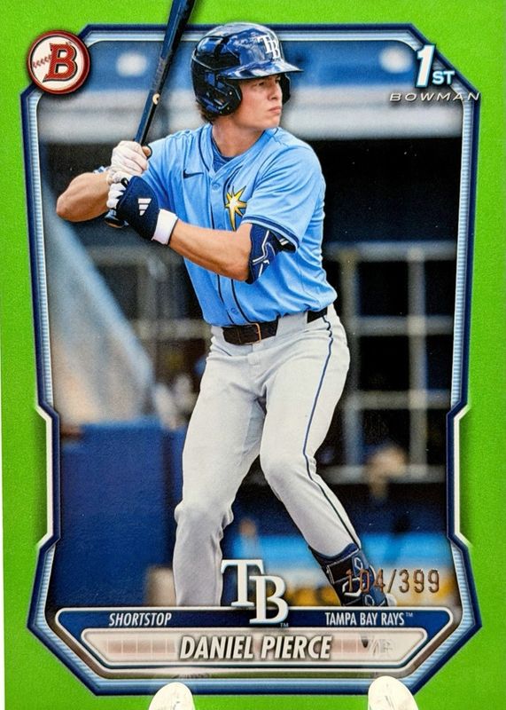 Daniel Pierce 2026 Bowman #BP-77 Prospects - Neon Green Border /399 ...