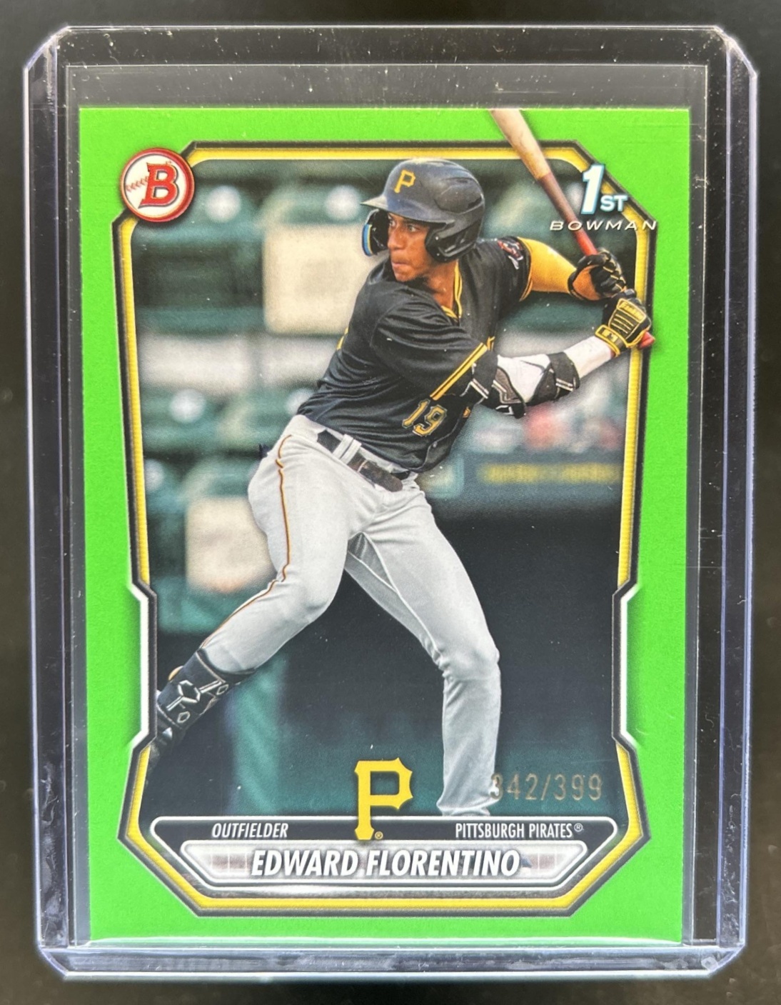 Edward Florentino 2026 Bowman #BP-82 Prospects - Neon Green Border /399 ...