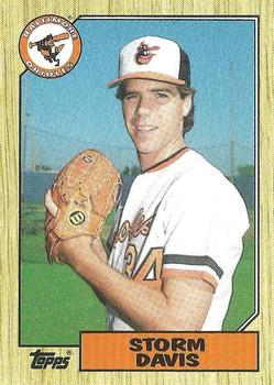 Storm Davis 1987 Topps #349 Base Price Guide - Sports Card Investor
