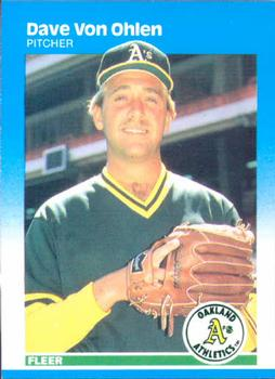 Dave Von Ohlen 1987 Fleer #408 Base Price Guide - Sports Card Investor