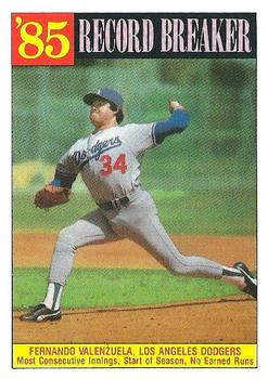Fernando Valenzuela 1986 Topps #207 Base Price Guide - Sports Card Investor