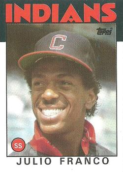 Julio Franco 1986 Topps #391 Base Price Guide - Sports Card Investor