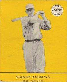 Stanley Andrews Baseball Cards Price Guide - Sports Card Investor