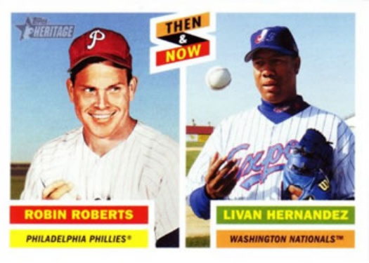Robin Roberts 2005 Topps Heritage #TN3 Then and Now Price Guide ...