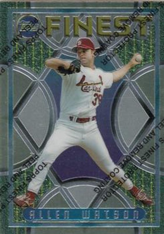 Allen Watson 1995 Topps Finest #106 Base Price Guide - Sports Card Investor