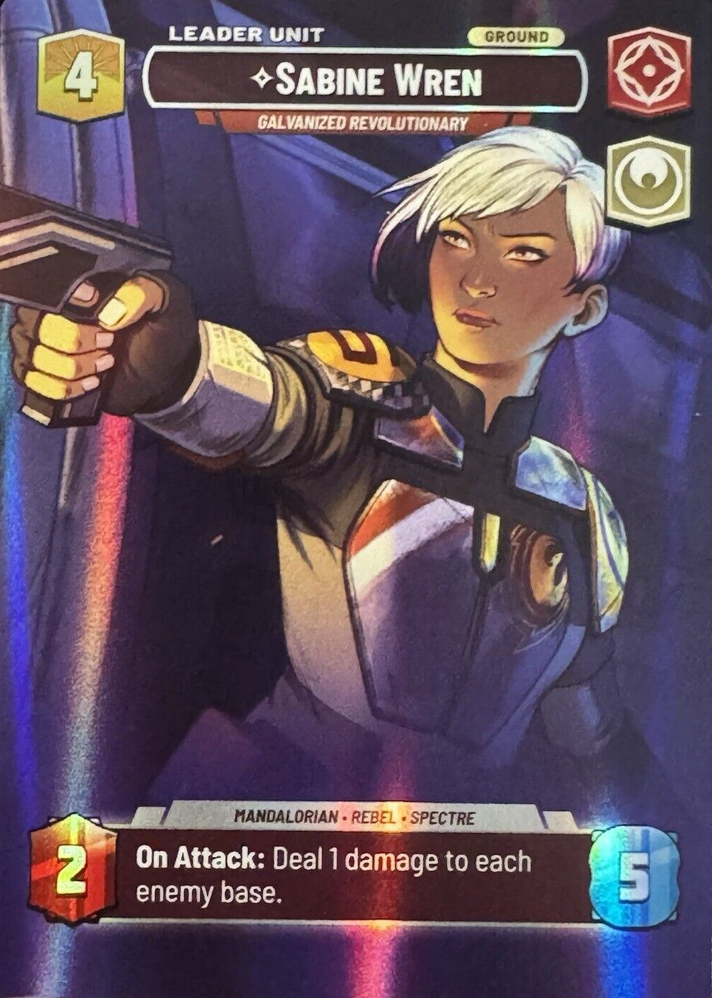 Sabine Wren - Galvanized Revolutionary Star Wars Cards Price Guide ...