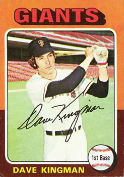 Dave Kingman 1975 Topps #156 Base Price Guide - Sports Card Investor