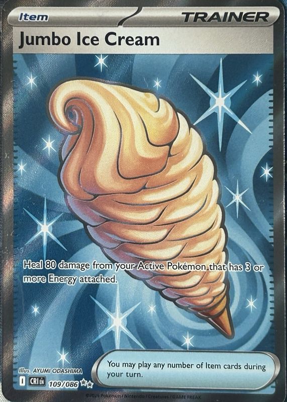Jumbo Ice Cream 2026 Mega Evolution: Chaos Rising #109/86 Ultra Rare ...
