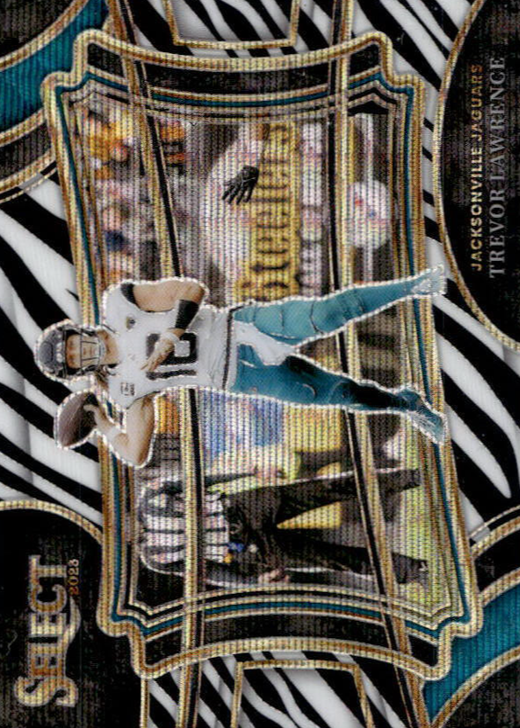 Trevor Lawrence 2023 Select #343 Field Level Zebra /(SSP) Price Guide ...