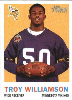 Troy Williamson 2005 Topps Heritage #341b Base Price Guide - Sports ...