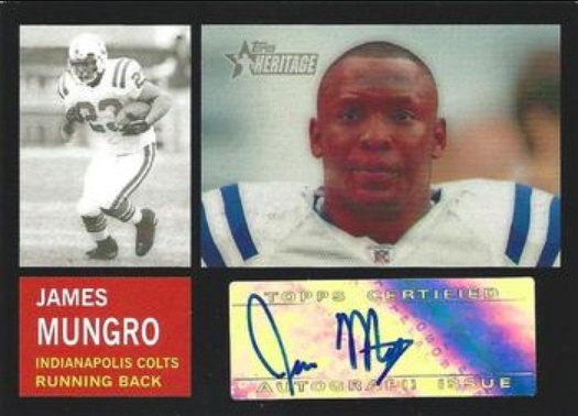 James Mungro Football Cards Price Guide - Sports Card Investor