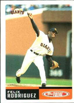 Felix Rodriguez 2002 Topps Total #99 Base Price Guide - Sports Card ...
