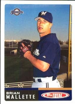 Brian Mallette 2002 Topps Total #96 Base Price Guide - Sports Card Investor