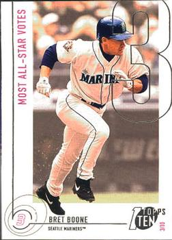 Bret Boone 2002 Topps Ten #104 Base Price Guide - Sports Card Investor